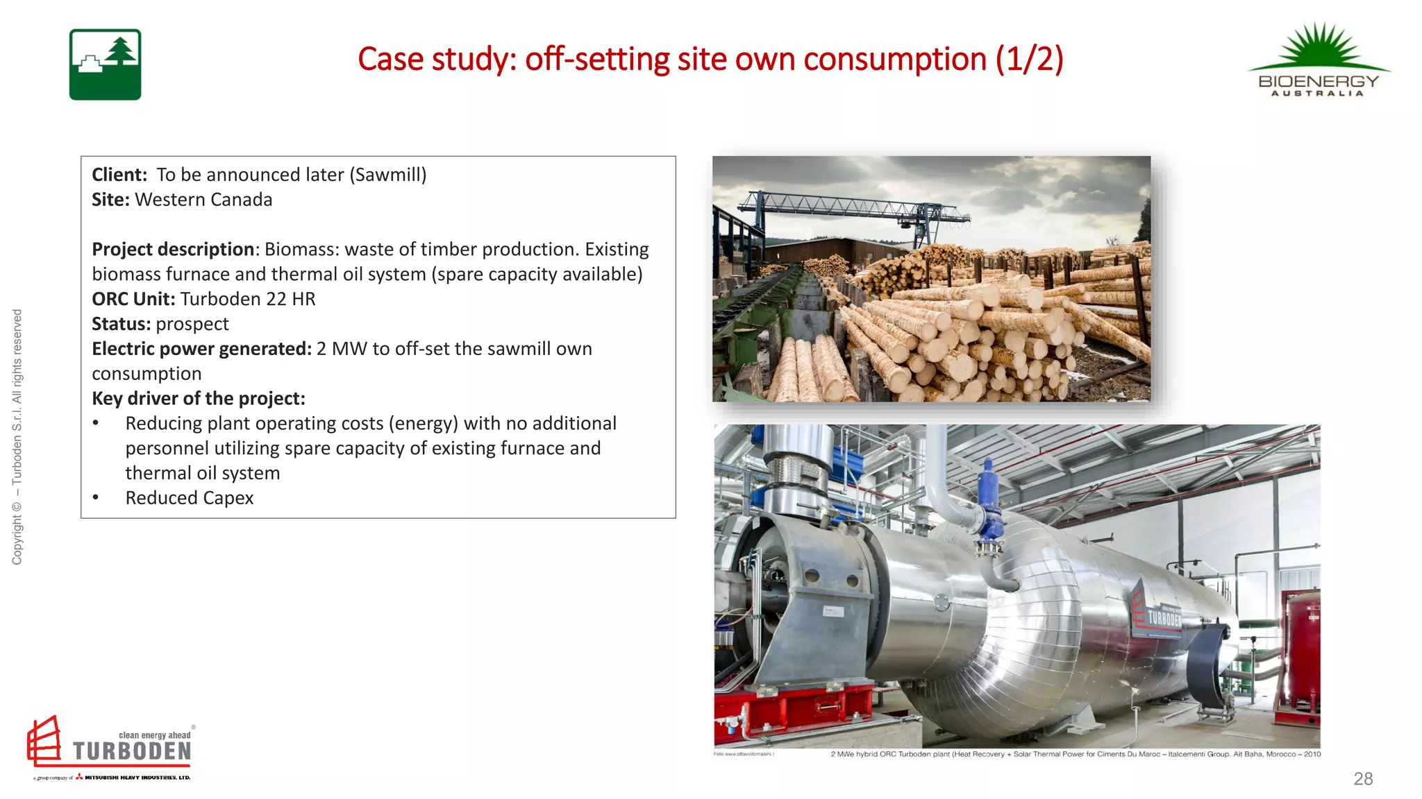 ORC - Organic Rankine Cycle technology for biomass and EfW cogeneration ...