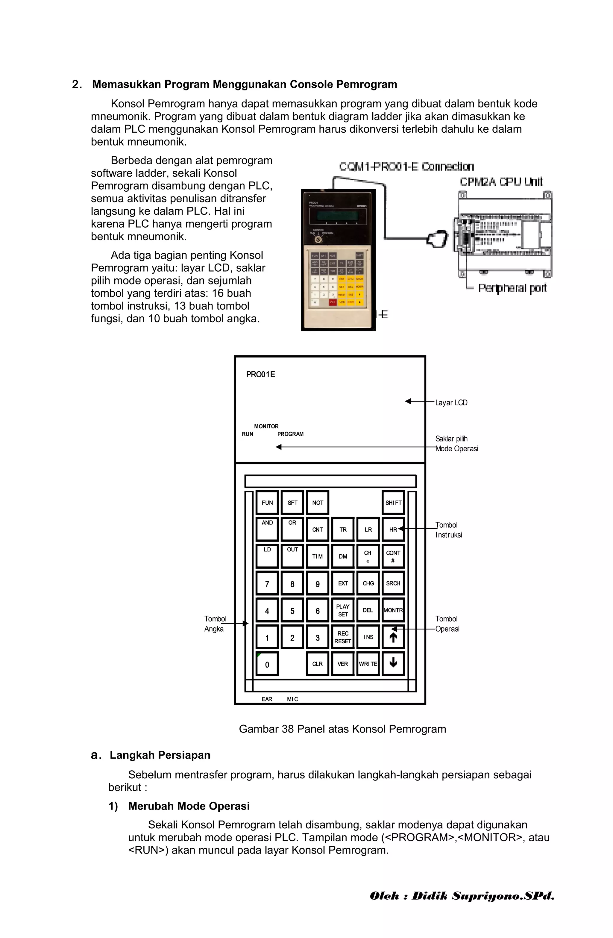 MODUL PLC (Programmable Logic Control) DIDIK | DOC