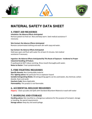 2015 msds tire lyna (2) | PDF