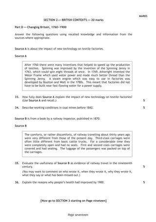 2015 national 5 history exam | PDF