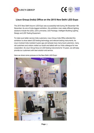 2015 new delhi led expo | PDF