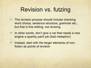 Nonfiction revision 2015 | PPT