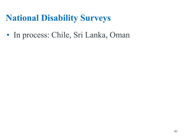 WHO Global disability plan 2014-2021 | PPT