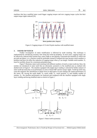 Electromagnetic Performance due to Tooth-tip Des | PDF