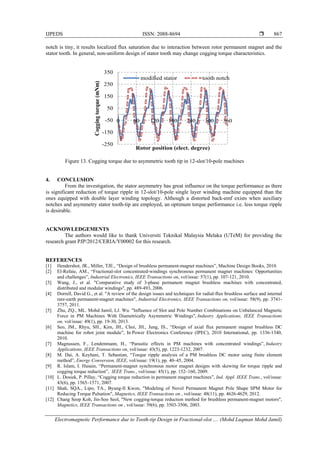 Electromagnetic Performance due to Tooth-tip Des | PDF