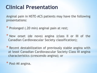2015 ESC NSTEMI guidelines | PPTX