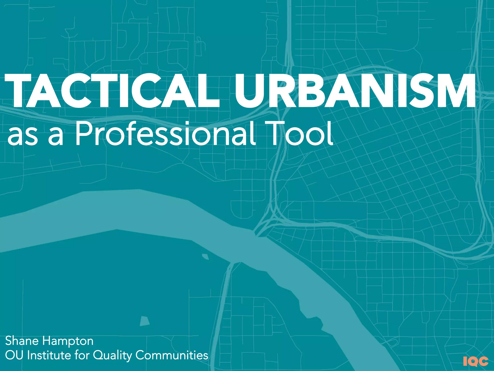 Tactical Urbanism as a Professional Tool | PDF