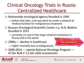 Oncology Treatment Network Structure in Russia and its Impact on the ...