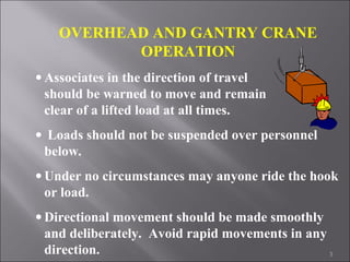Overhead Crane Safety Course | PPT