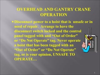 Overhead Crane Safety Course | PPT