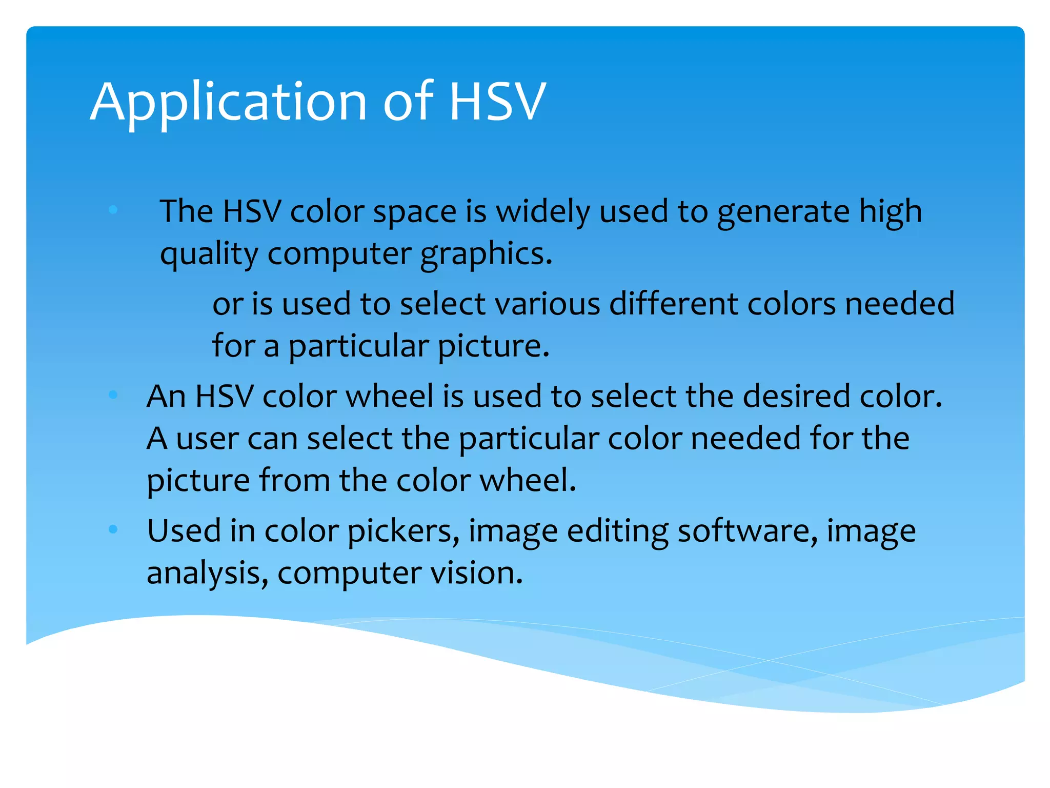 HSV color model | PPTX