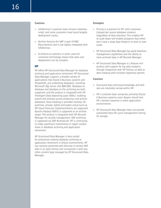 Enterprise Archiving with Apache Hadoop Featuring the 2015 Gartner ...