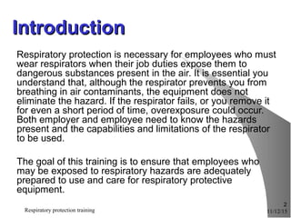 Respiratory Protection Training Course | PPT