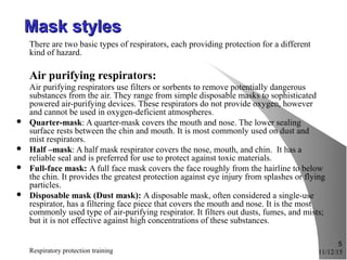 Respiratory Protection Training Course | PPT