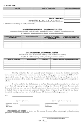 2015 saln form | DOC