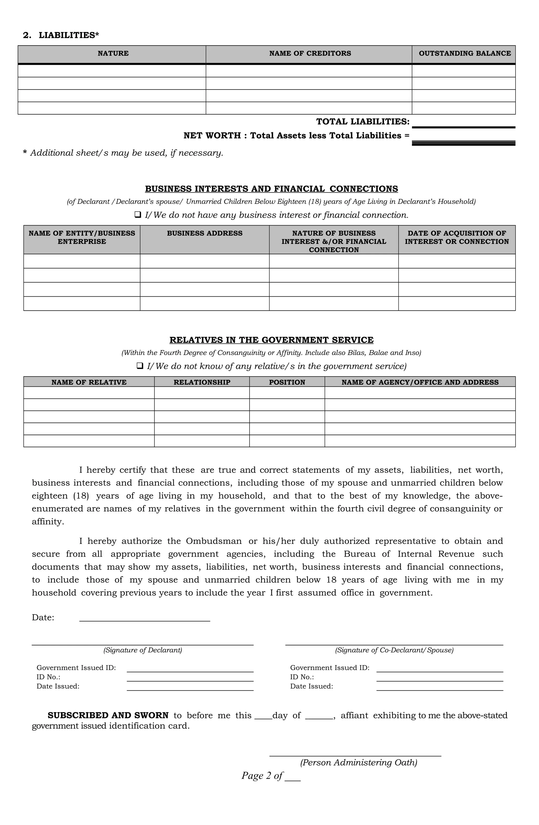 2015 saln form | DOC