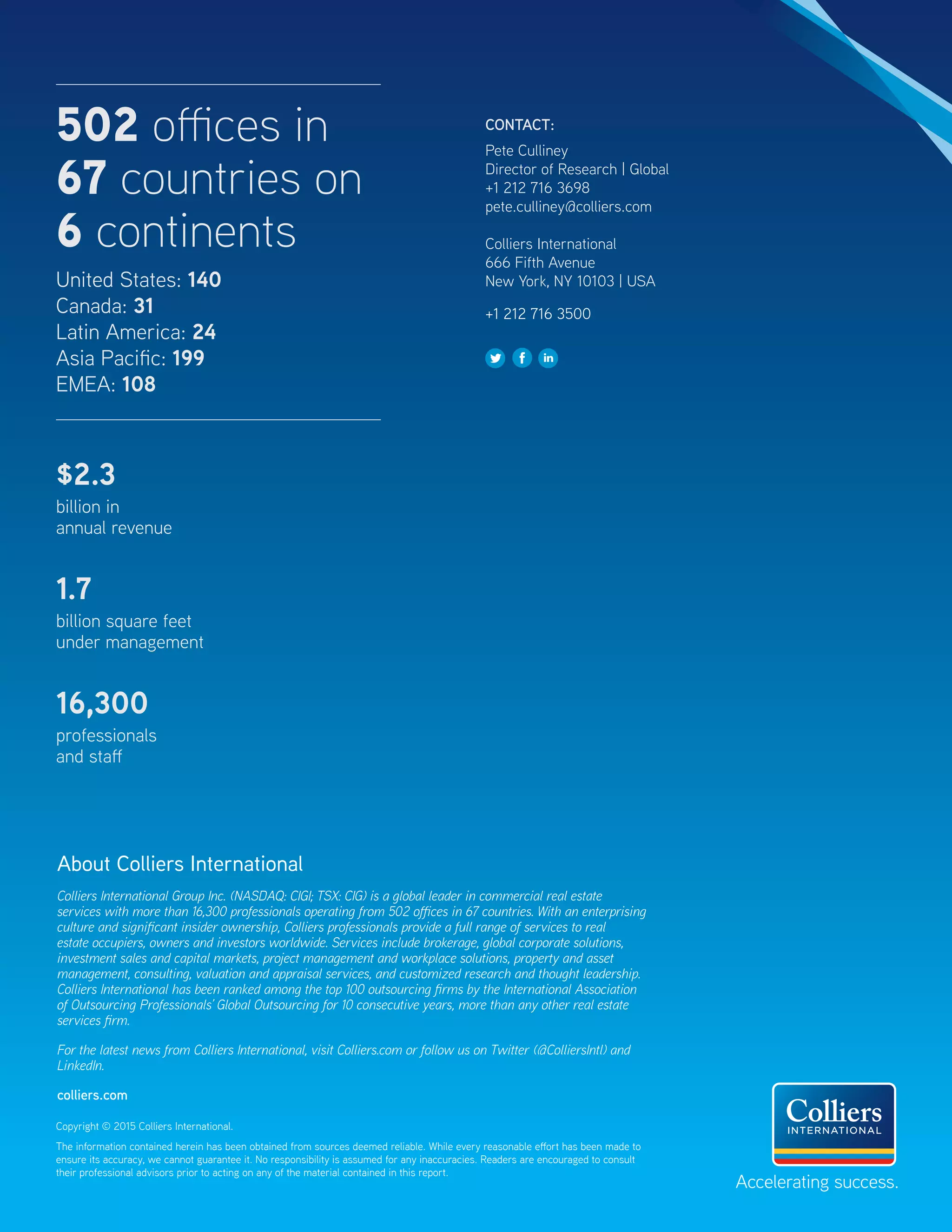 2015 Sep Colliers Global: Worldwide Leasing Guidelines | PDF