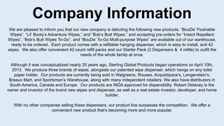 Sterling Global Products, LLC | PPT