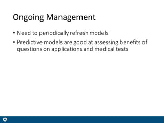 Predictive Modeling in Underwriting | PPT