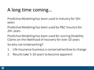 Predictive Modeling in Underwriting | PPT