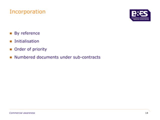 Sussex 2015 Contractual Awareness | PPT