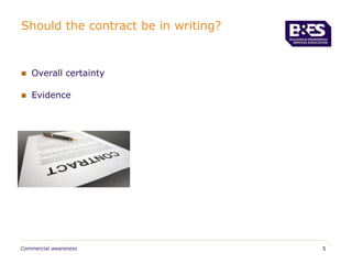 Sussex 2015 Contractual Awareness | PPT