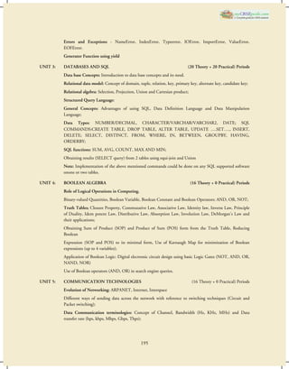 2015 syllabus 12_computer_science_new | PDF