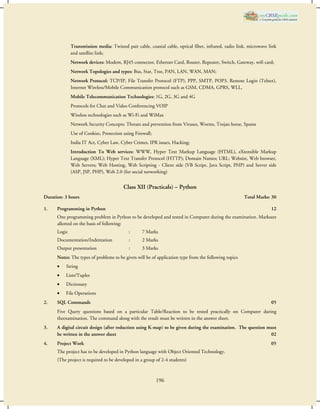 2015 syllabus 12_computer_science_new | PDF