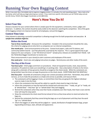 2015 tgcsa best bagger manual | PDF