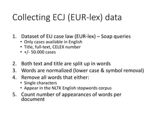 Chambers to Chambers: ECJ rulings in European parliamentary debate | PPT
