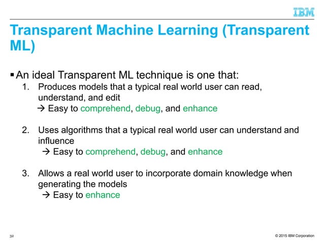 Transparent Machine Learning for Information Extraction | PPT