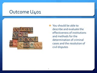 2015 u401 dispute resolution bodies and methods | PPTX