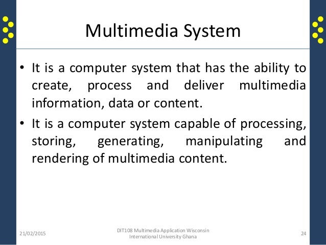 Introduction to Multimedia Design and Development