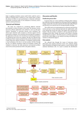 2015 workers and machine performance modeling in manufacturing | PDF