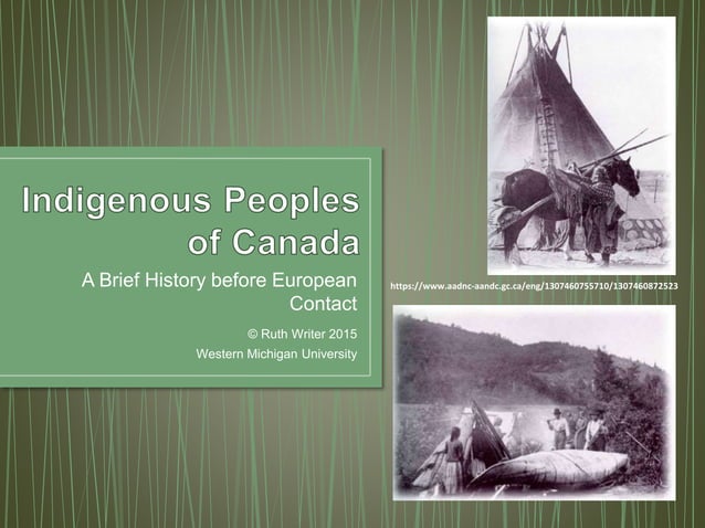 (2015) Indigenous Peoples of Canada (33.0 MB) | PPTX | North America ...