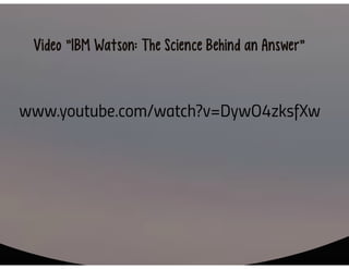 Cognitive Computing and IBM Watson Solutions in FinTech Industry - 2016 | PPT