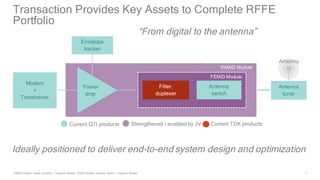 Qualcomm-TDK JV Presentation | PDF