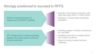Qualcomm-TDK JV Presentation | PDF