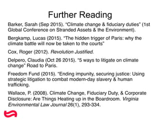 Climate Justice through Strategic Litigation | PDF