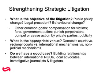 Climate Justice through Strategic Litigation | PDF