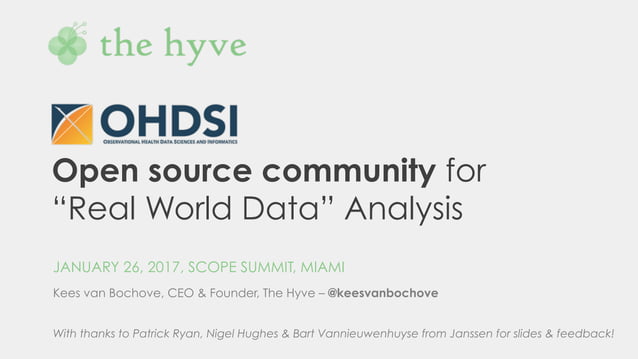 SCOPE Summit - Applying the OMOP data model & OHDSI software to national European health data ...