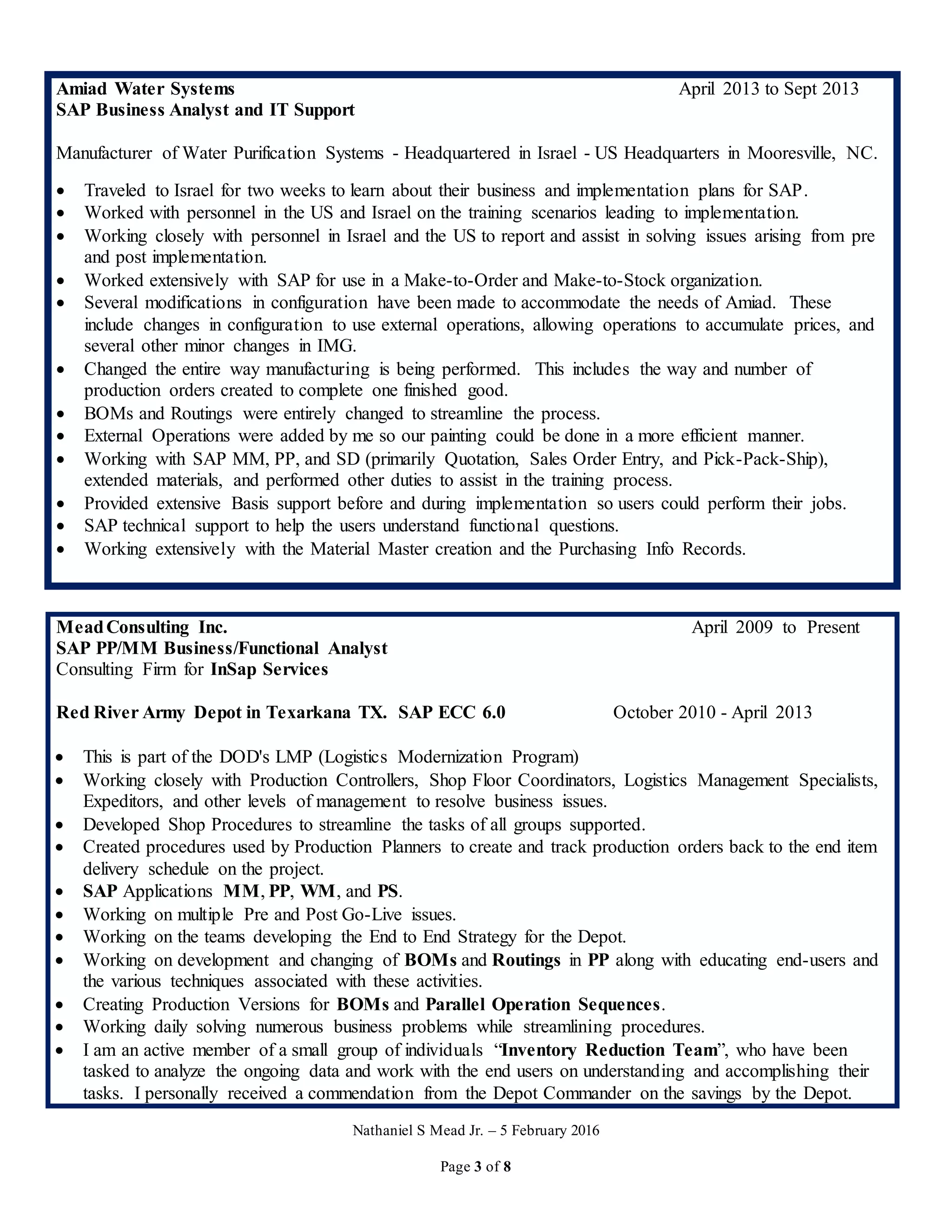 2016 01 - nathaniel s mead jr resume | DOCX