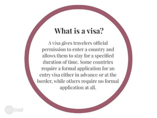 Visa Tips | PPTX