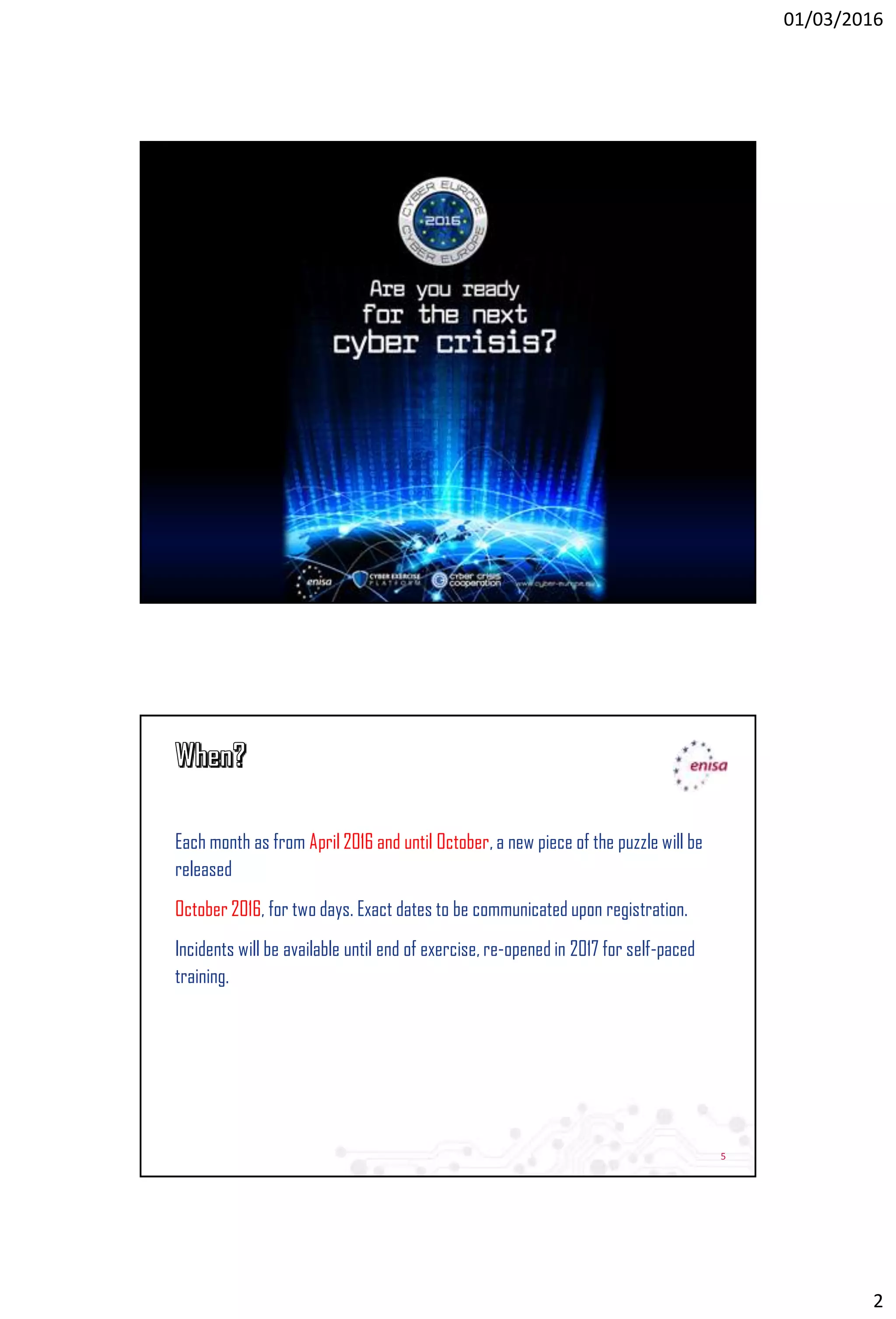 2016 02-14 - tlp-white ce2016 presentation | PDF