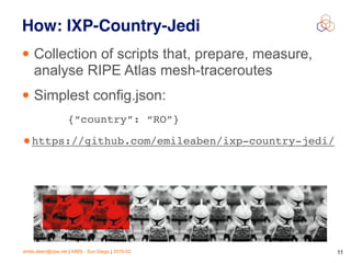 Countries, IXPs and RIPE Atlas | PPT