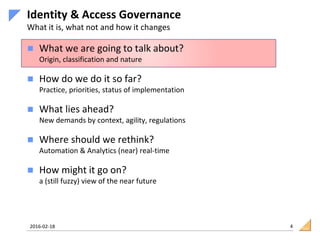 Identity & Access Governance | PPTX