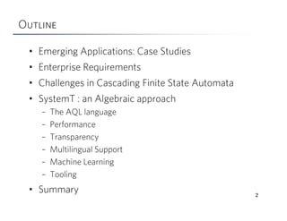 SystemT: Declarative Information Extraction (invited talk at MIT CSAIL ...