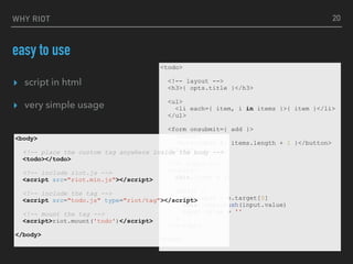 Introduction of RiotJS | PDF | Web Development | Internet