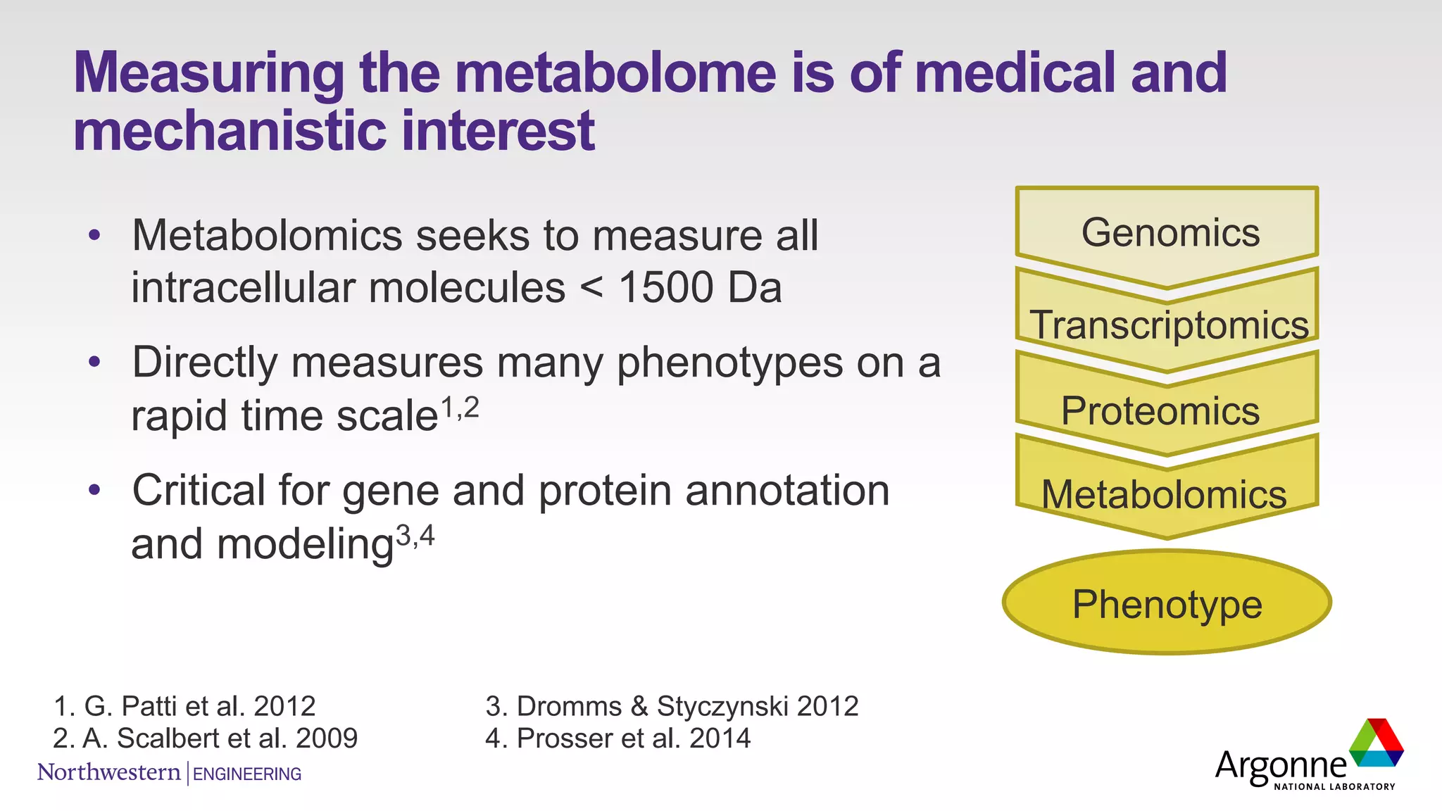 Detection of novel metabolites and enzyme functions though in silico ...