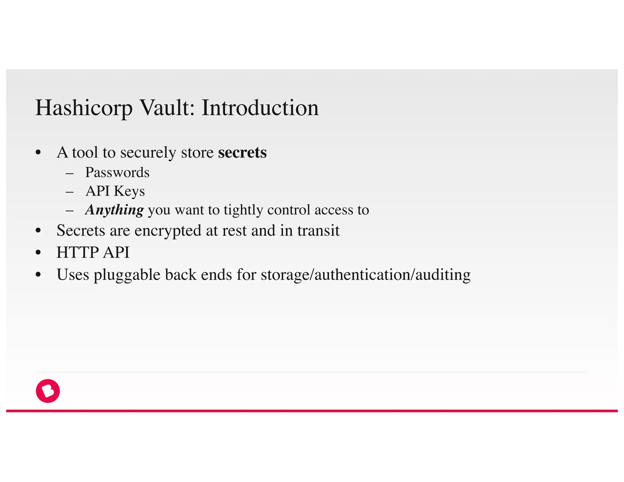 Neil Saunders (Beamly) - Securing your AWS Infrastructure with Hashicorp Vault | PDF